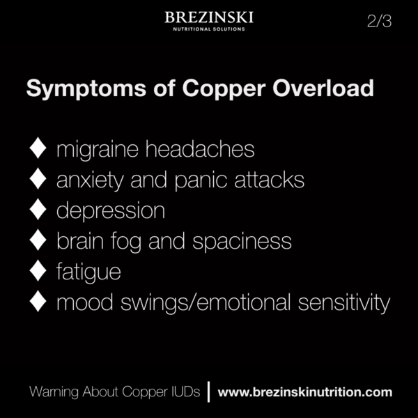 Copper IUD Warning!